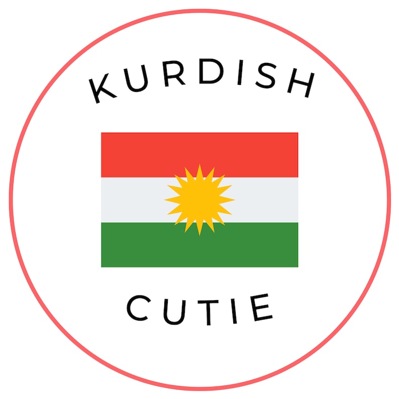 Kurdish Cutie Sticker 5 Pack of Designs - Digital Download Kurdish ...