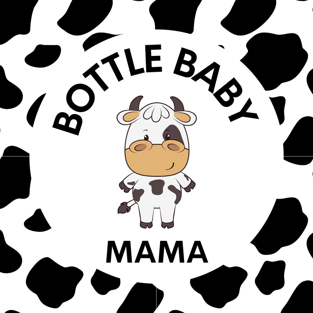 Bottle Baby Mama Sticker Pack 5 Designs for All You Calf Moms Digital ...