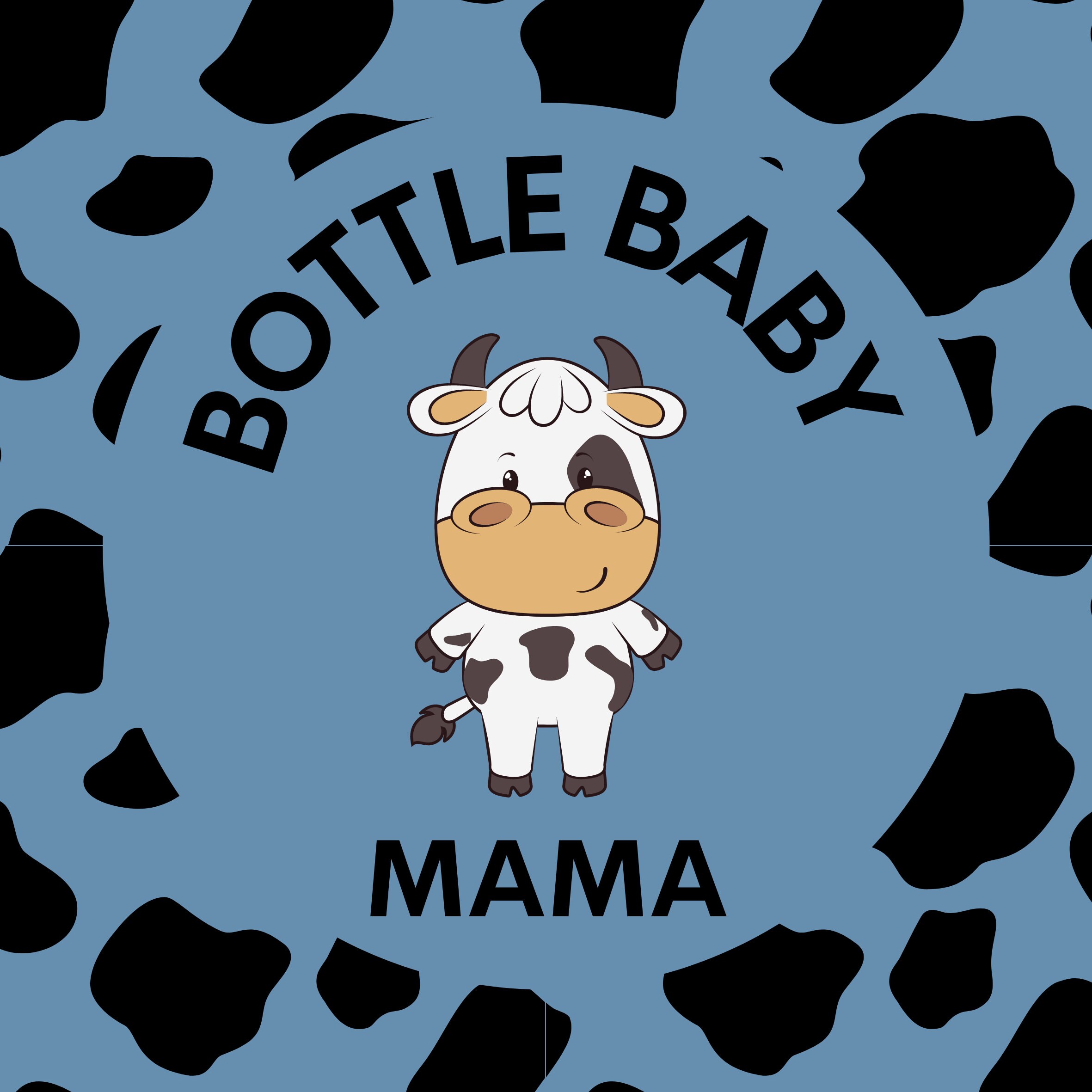 Bottle Baby Mama Sticker Pack 5 Designs for All You Calf Moms Digital ...