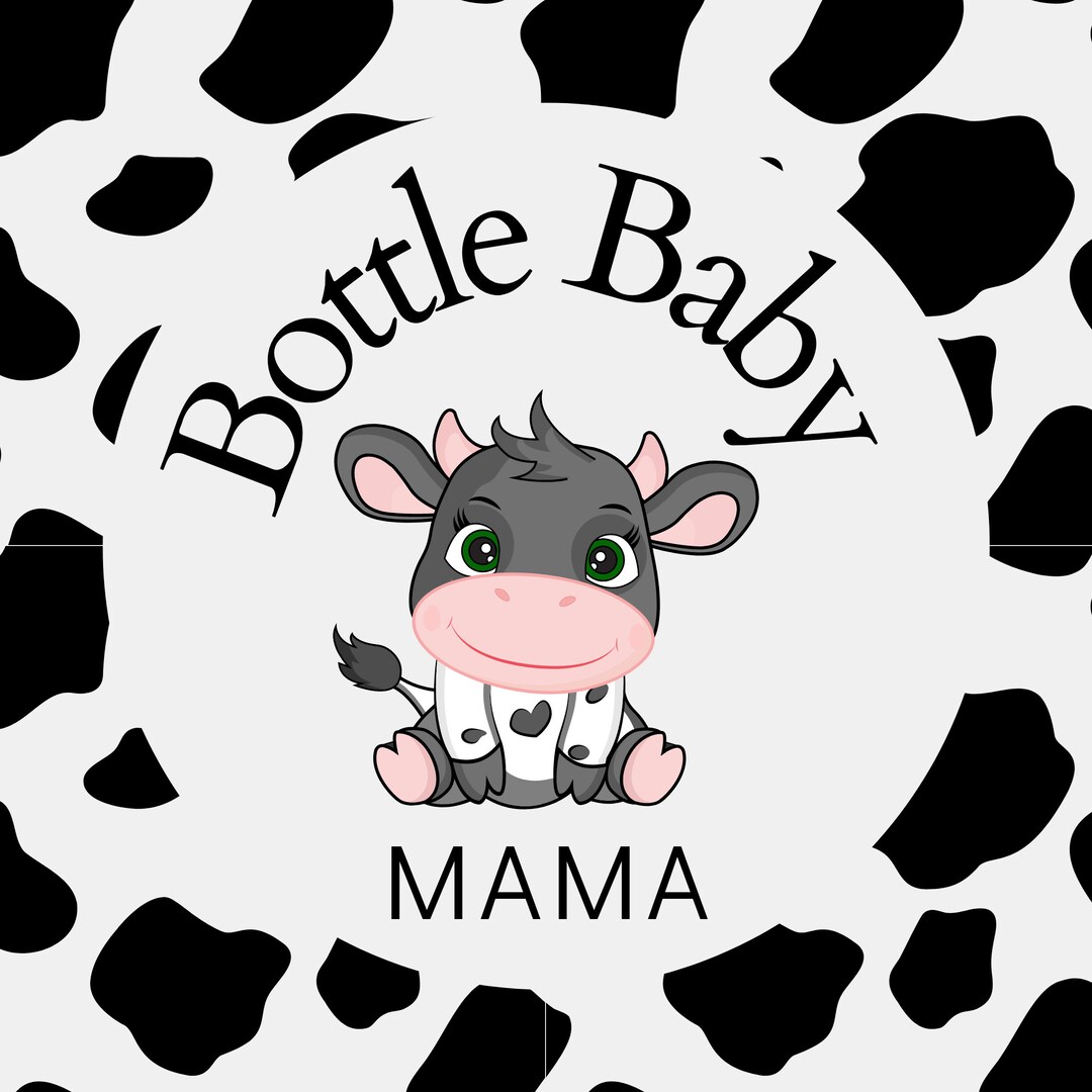 Bottle Baby Mama Sticker Pack 5 Designs for All You Calf Moms Digital ...