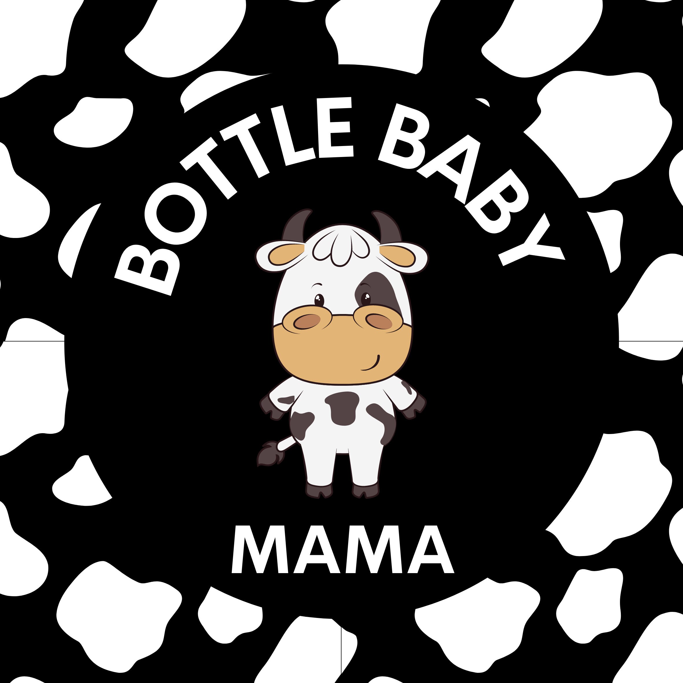 Bottle Baby Mama Sticker Pack 5 Designs for All You Calf Moms Digital ...