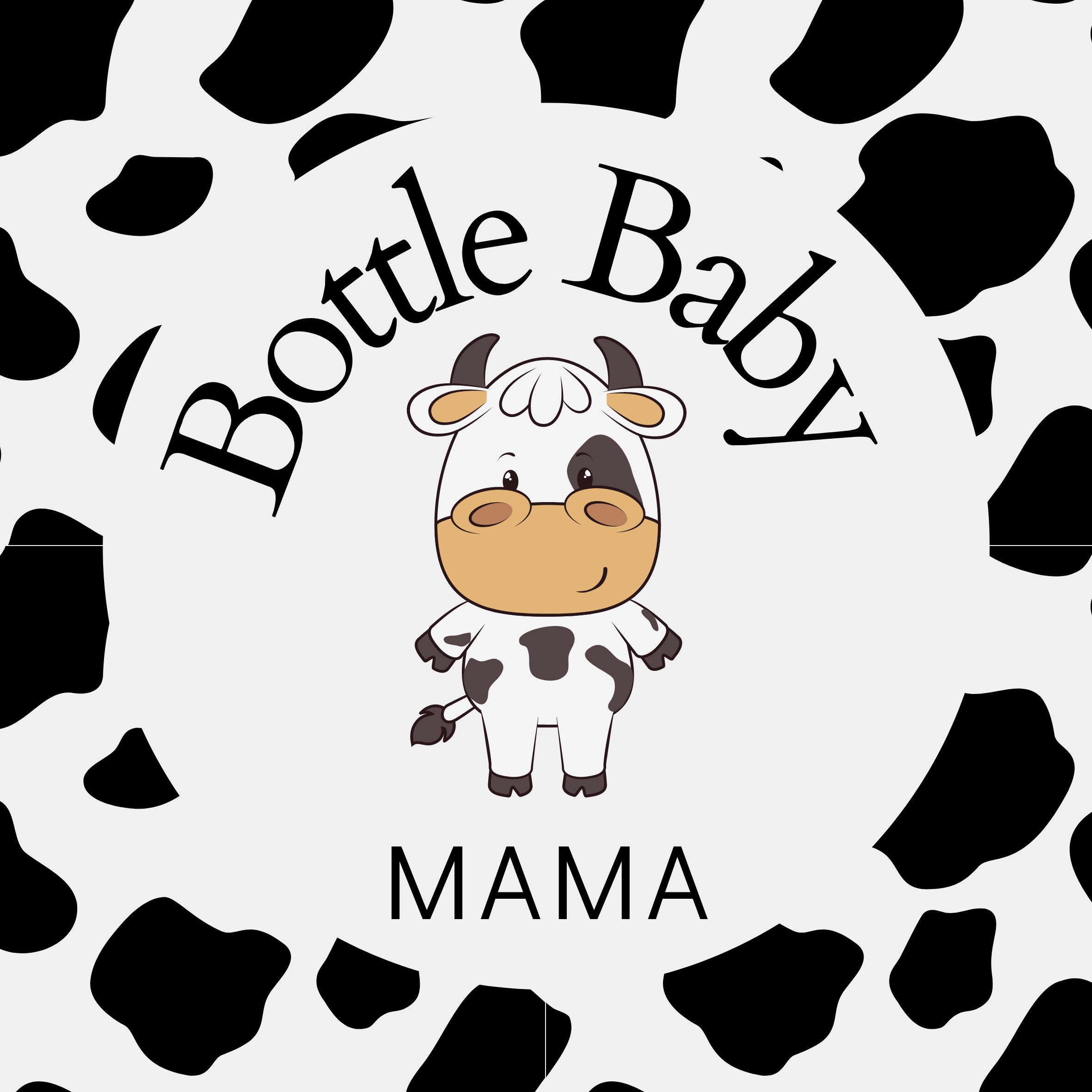 Bottle Baby Mama Sticker Pack 5 Designs for All You Calf Moms Digital ...