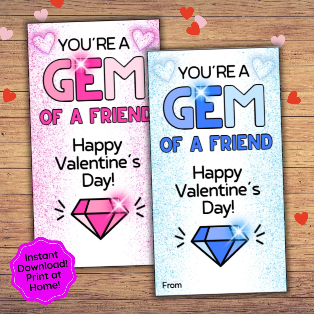 Valentines Day Cards for Kids, School Valentine Cards, Classroom ...