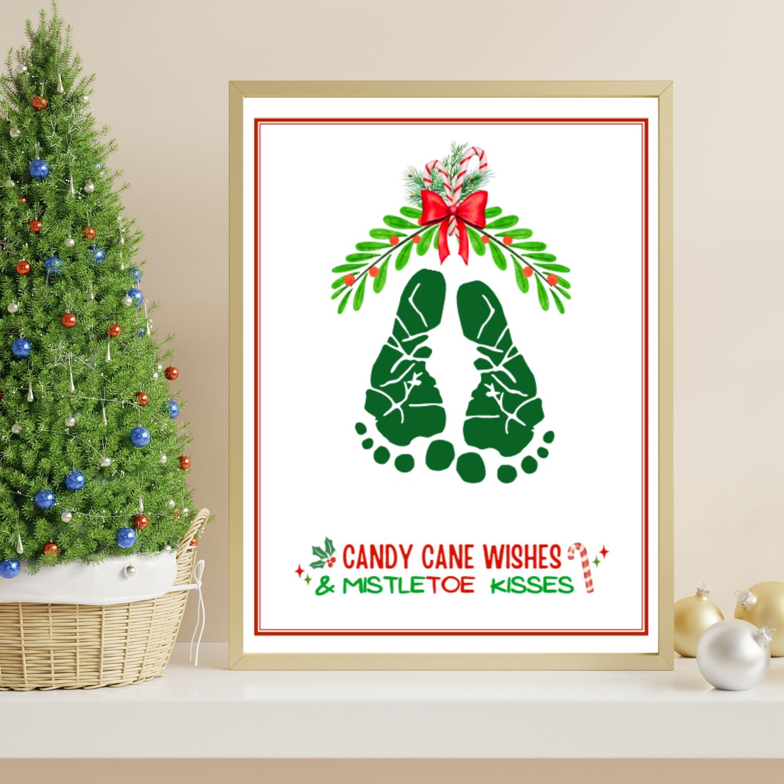 Christmas Handprint Craft Bundle, Christmas Art for Toddlers, Baby's ...