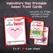 Printable Valentines Day Cards for Kids, Classroom Valentines Treat ...