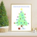 Christmas Fingerprint Art Fingerprint Tree Activity for - Etsy