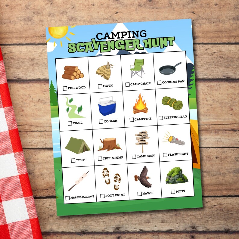 Scavenger Hunt for Kids, Nature Scavenger Hunt, Beach Scavenger Hunt ...
