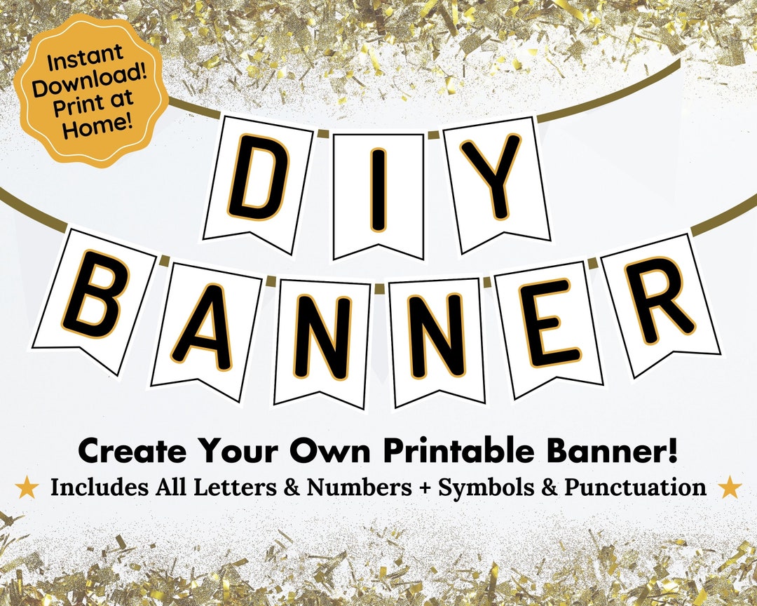 Printable Banner, Pennant Party Bunting, Graduation Banner, Congrats ...