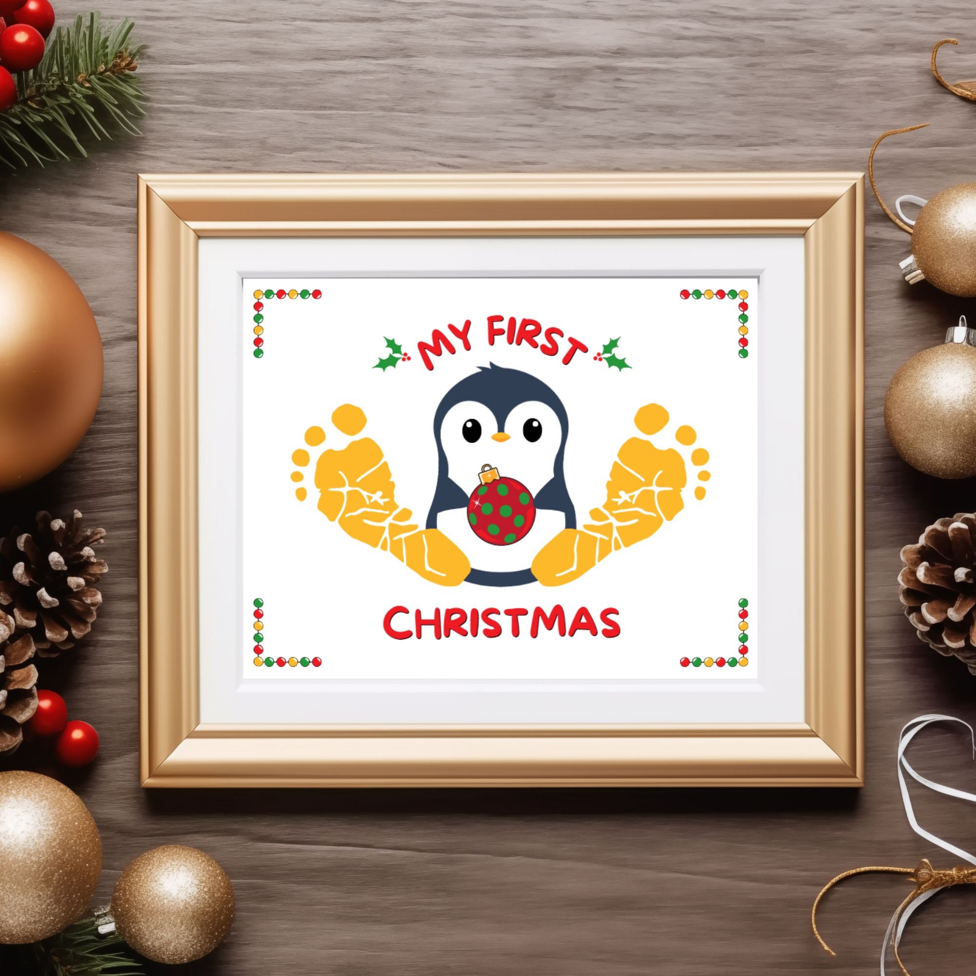 Christmas Handprint Craft Bundle, Christmas Art for Toddlers, Baby's ...