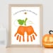 Fall Handprint Craft Bundle, Fall Handprint Art, Preschool Activity for ...