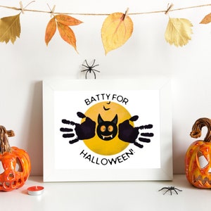 Halloween Handprint Craft for Kids, Handprint Art, Preschool Craft ...