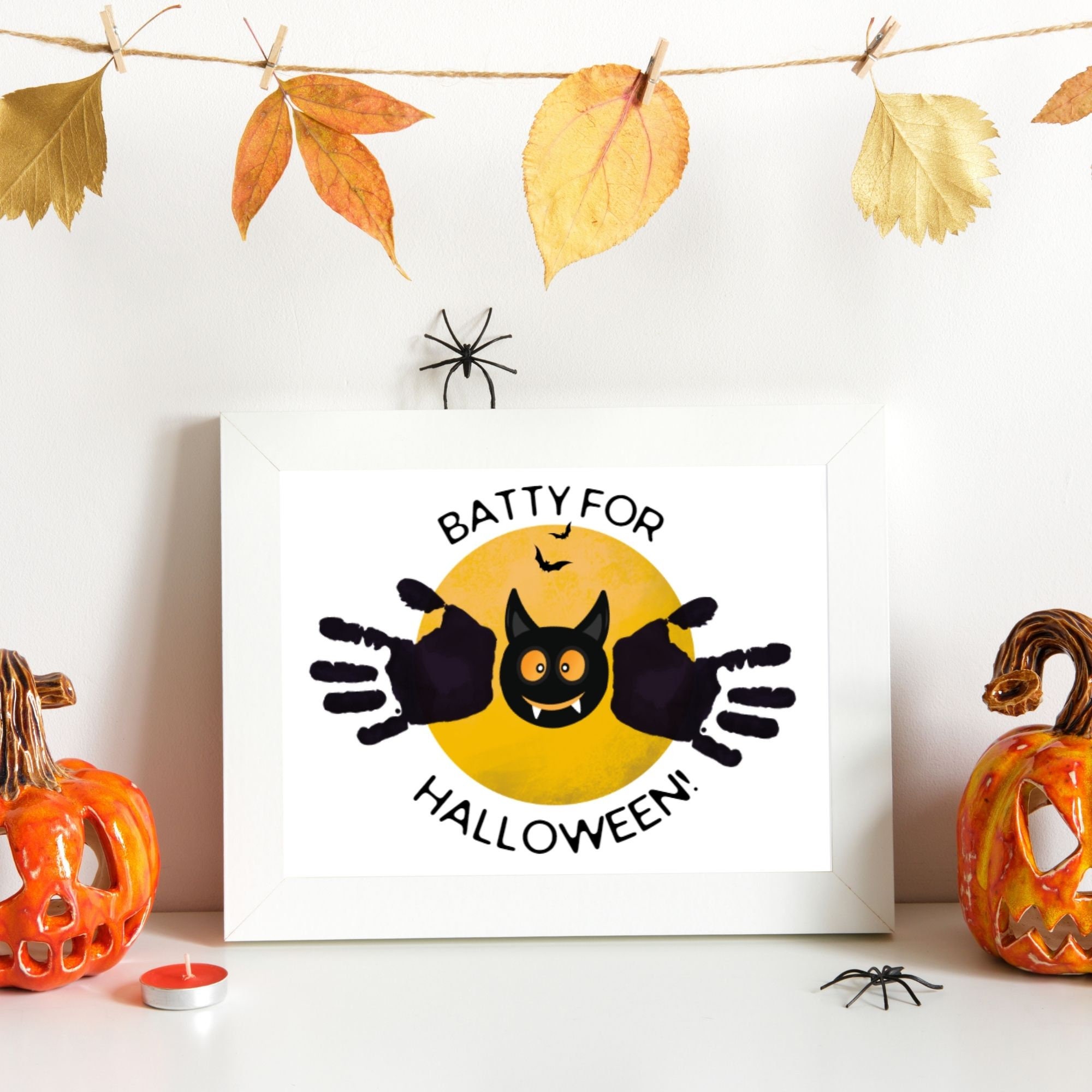 Halloween Handprint Craft for Kids, Handprint Art, Preschool Craft ...