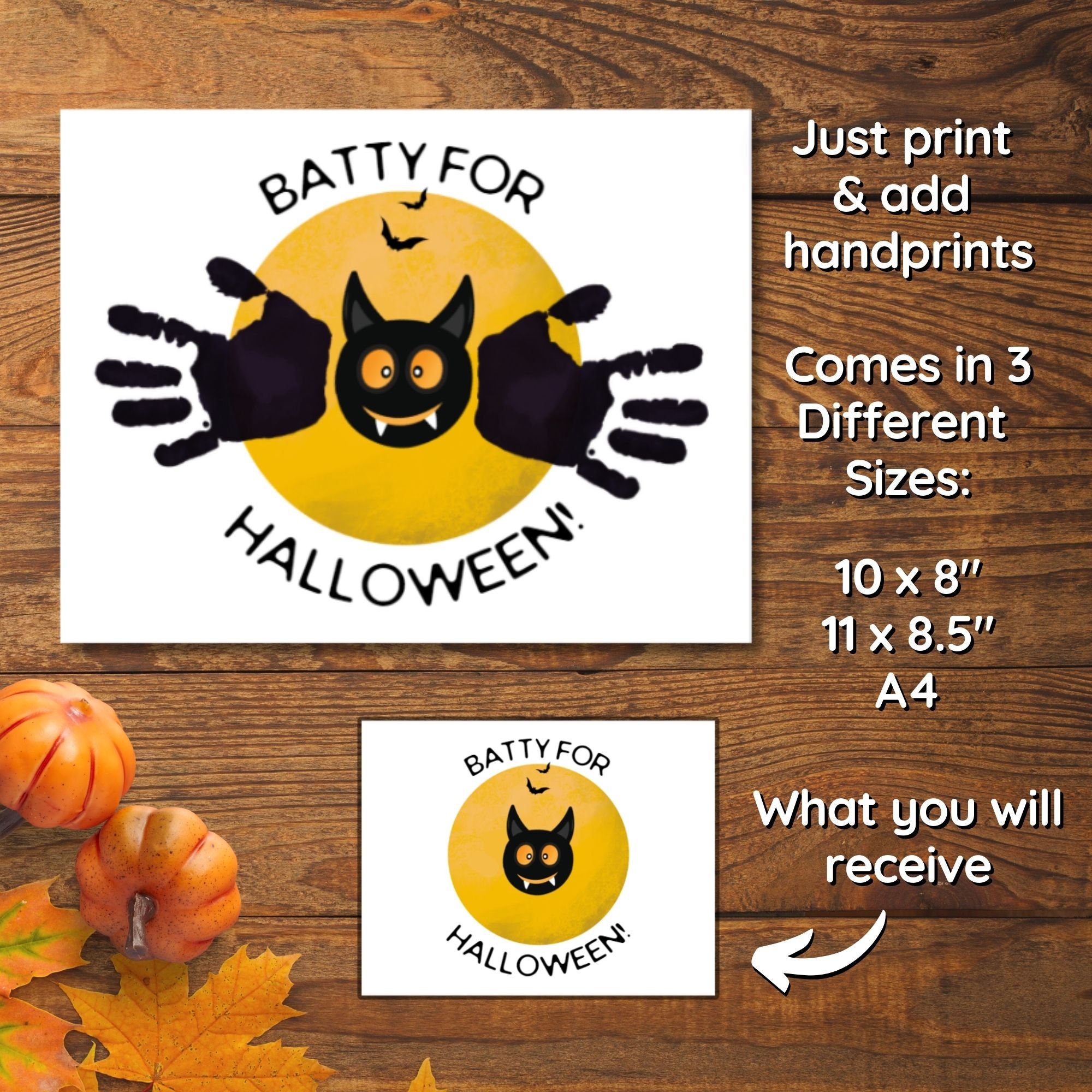 Halloween Handprint Craft for Kids, Handprint Art, Preschool Craft ...