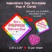 Printable Valentines Day Cards for Kids, Pop-it Valentine Cards ...