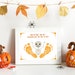 Halloween Footprint Craft, Baby's First Halloween, Handprint Art ...