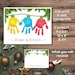 Christmas Handprint Art, Christmas Lights Craft, Holiday Lights ...