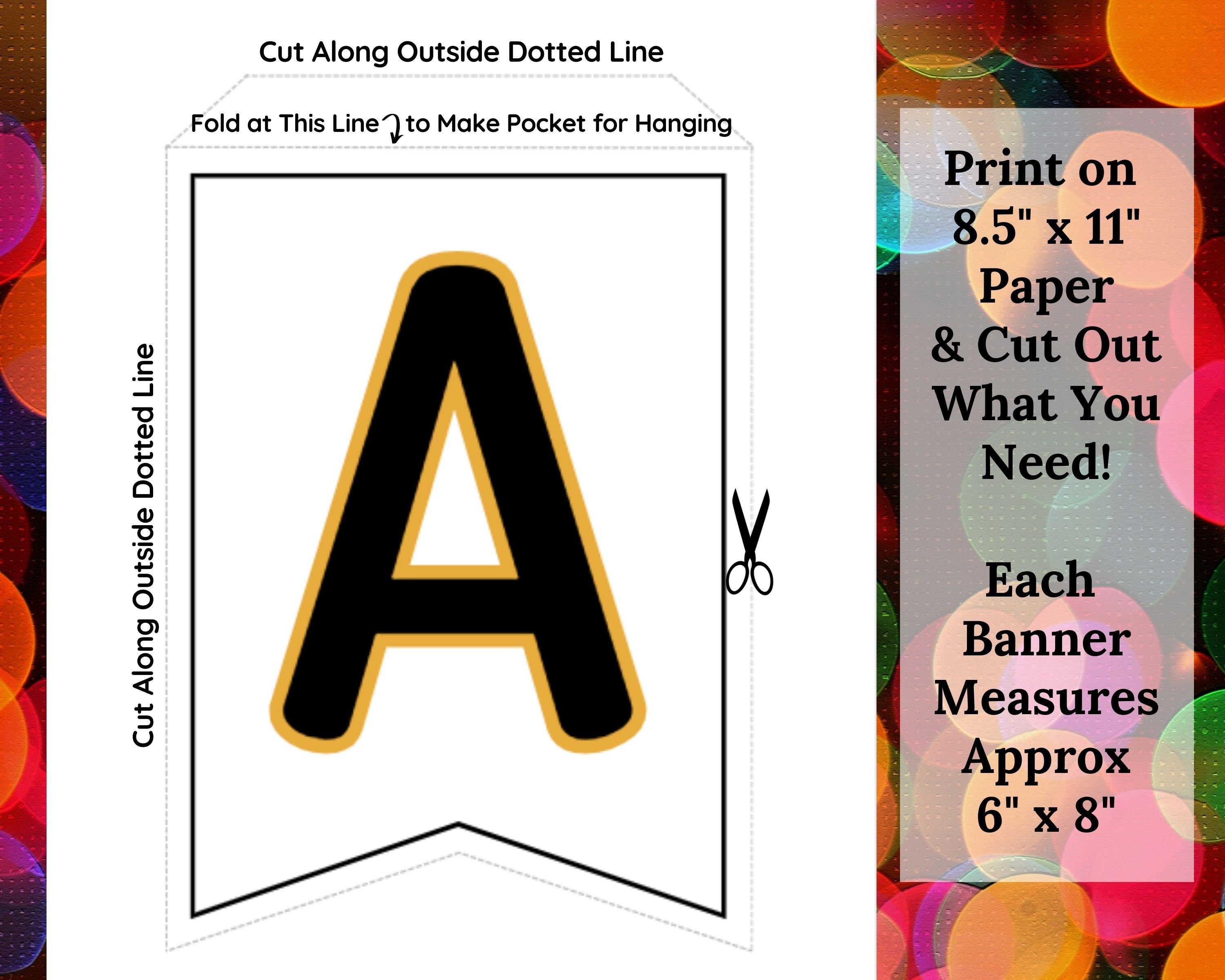 Printable Banner, Pennant Party Bunting, Graduation Banner, Congrats ...