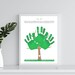 Handprint Art Tree Craft, Fathers Day Gift, Mothers Day Gift, Kids ...