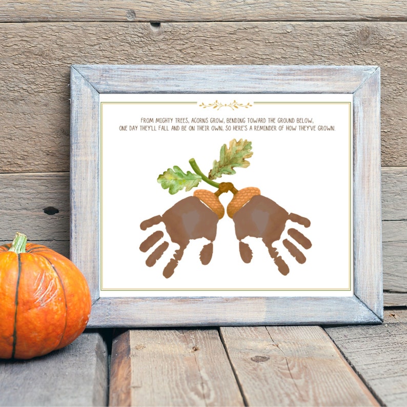 Fall Handprint Craft, Thanksgiving Art for Toddlers, Kids Crafts Fall ...