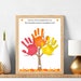 Fall Handprint Tree, Thanksgiving Tree, Autumn Handprint Art, Handprint ...