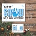 Winter Handprint Art, Let It Snow Handprint Craft, Christmas Activity ...