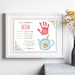 Mothers Day Craft Handprint Art, Why I Love Mom Handprint Craft ...