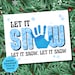 Winter Handprint Art, Let It Snow Handprint Craft, Christmas Activity ...