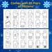 Mitten Match, Winter Preschool Printable, Toddler Activity, Matching ...