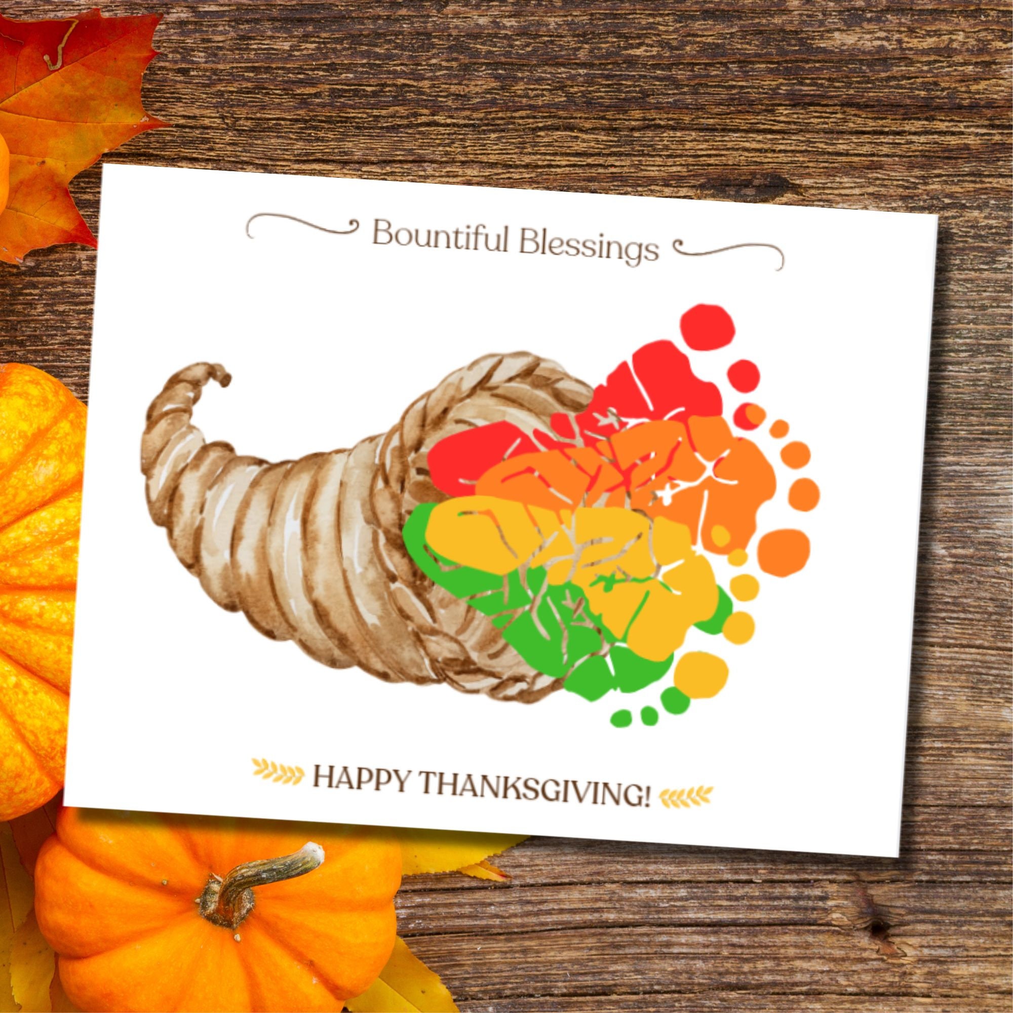 Thanksgiving Handprint Craft for Kids, Preschool Handprint Art Thankful ...