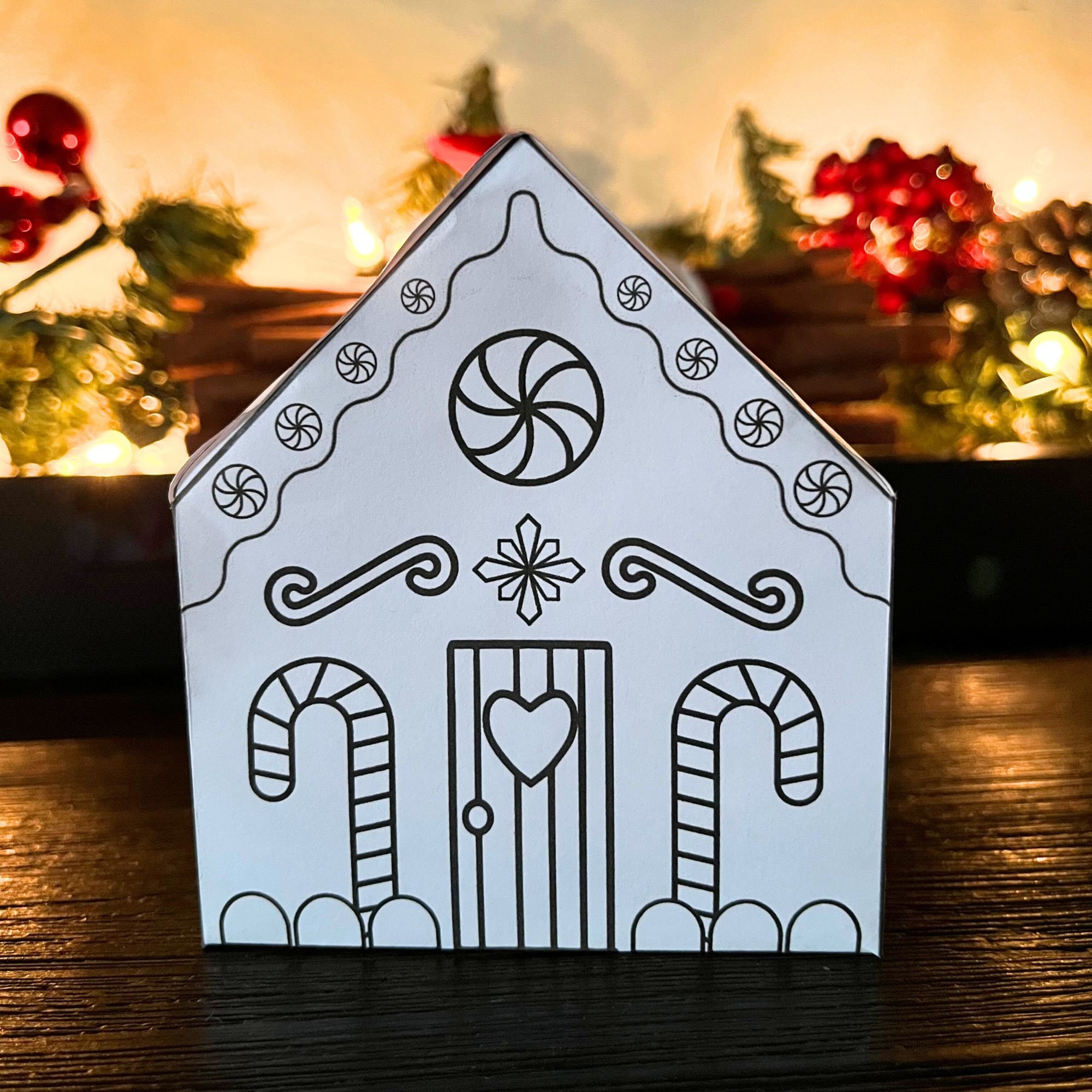 Gingerbread House Printable, Gingerbread Man Christmas House, Paper ...