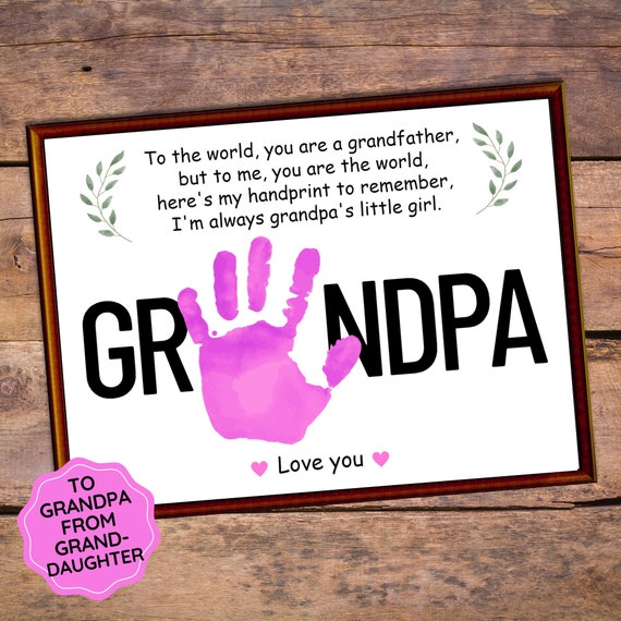 Grandpa Handprint Quotes