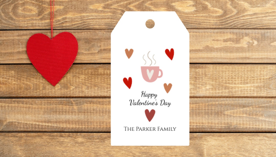 Valentine Gift Tags Editable Valentine Tag Download Editable - Etsy