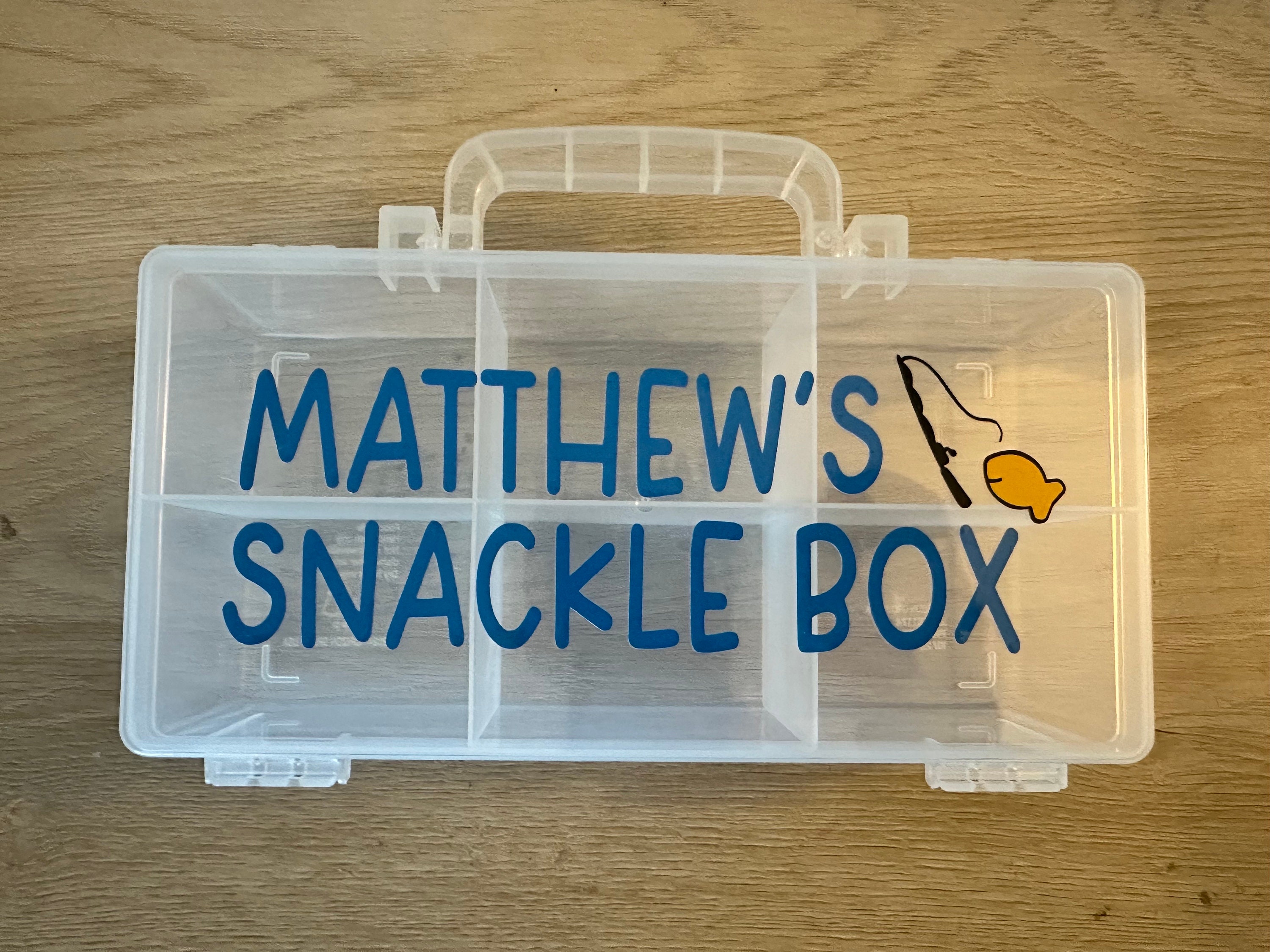 Personalized Snackle Box /kids Snack Box / Picnic Snack Box / Travel ...