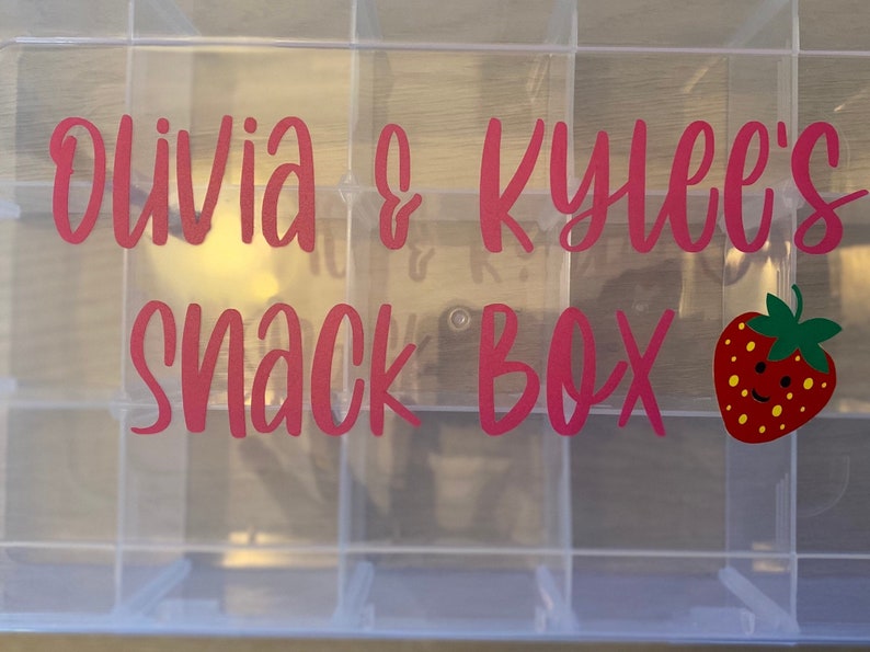 Personalized Snackle Box LABEL ONLY / Kids’ Snack LABEL - Etsy