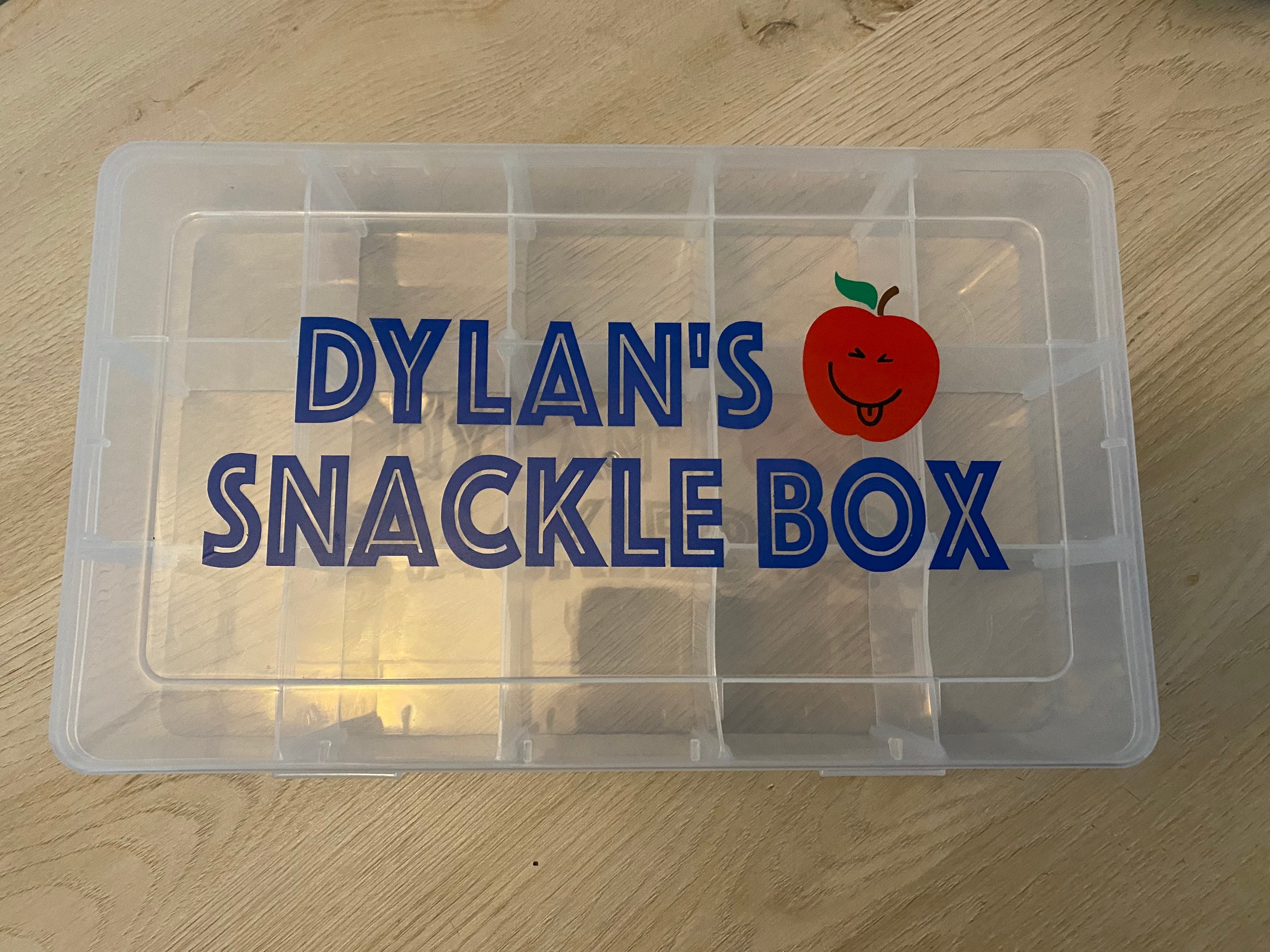 Personalized Snackle Box /kids’ Snack Box / Picnic Snack Box / Travel ...
