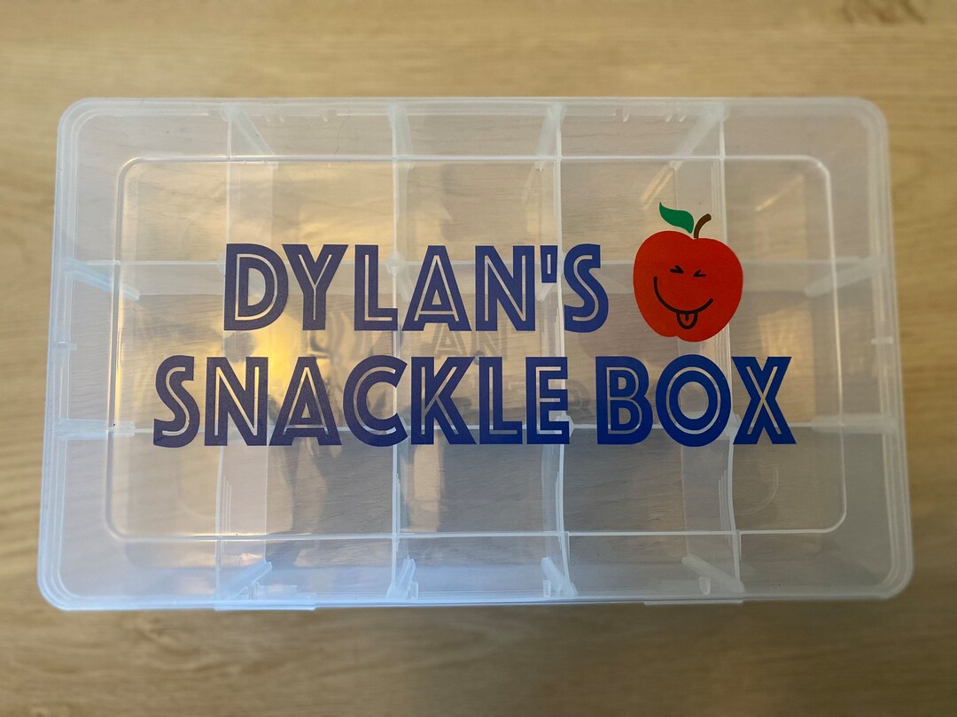 Personalized Snackle Box /kids’ Snack Box / Picnic Snack Box / Travel ...