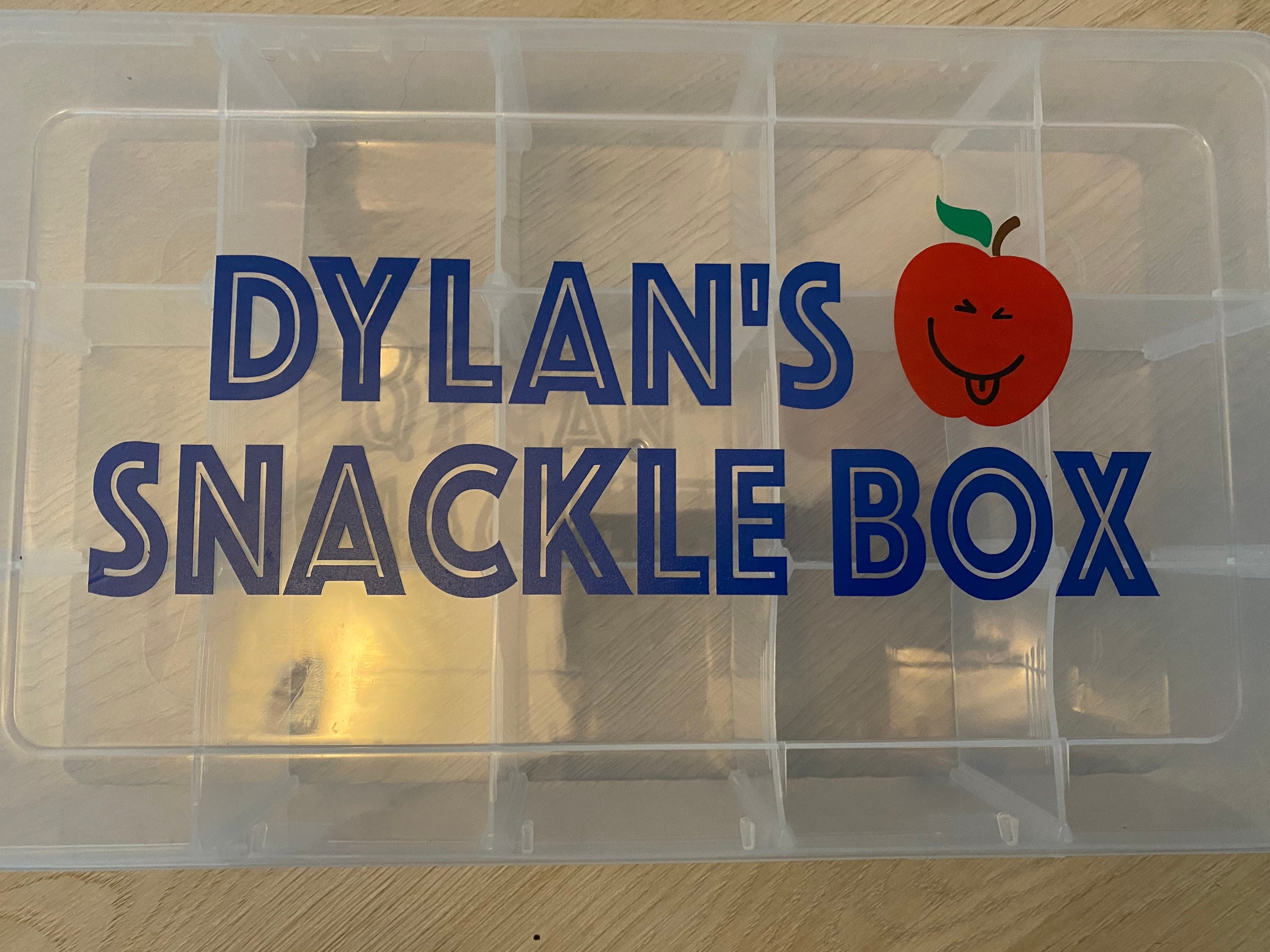 Personalized Snackle Box /kids’ Snack Box / Picnic Snack Box / Travel ...