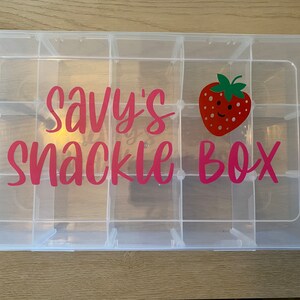 Personalized Snackle Box LABEL ONLY / Kids’ Snack LABEL - Etsy