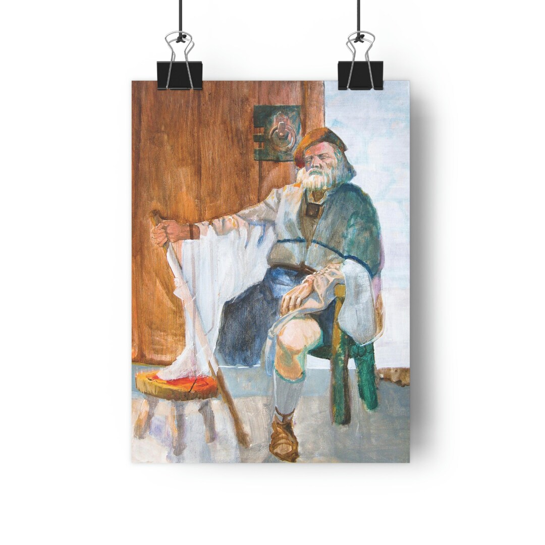 Renaissance Portrait Print, Fine Art Giclée Poster by Alan Okamoto - Etsy