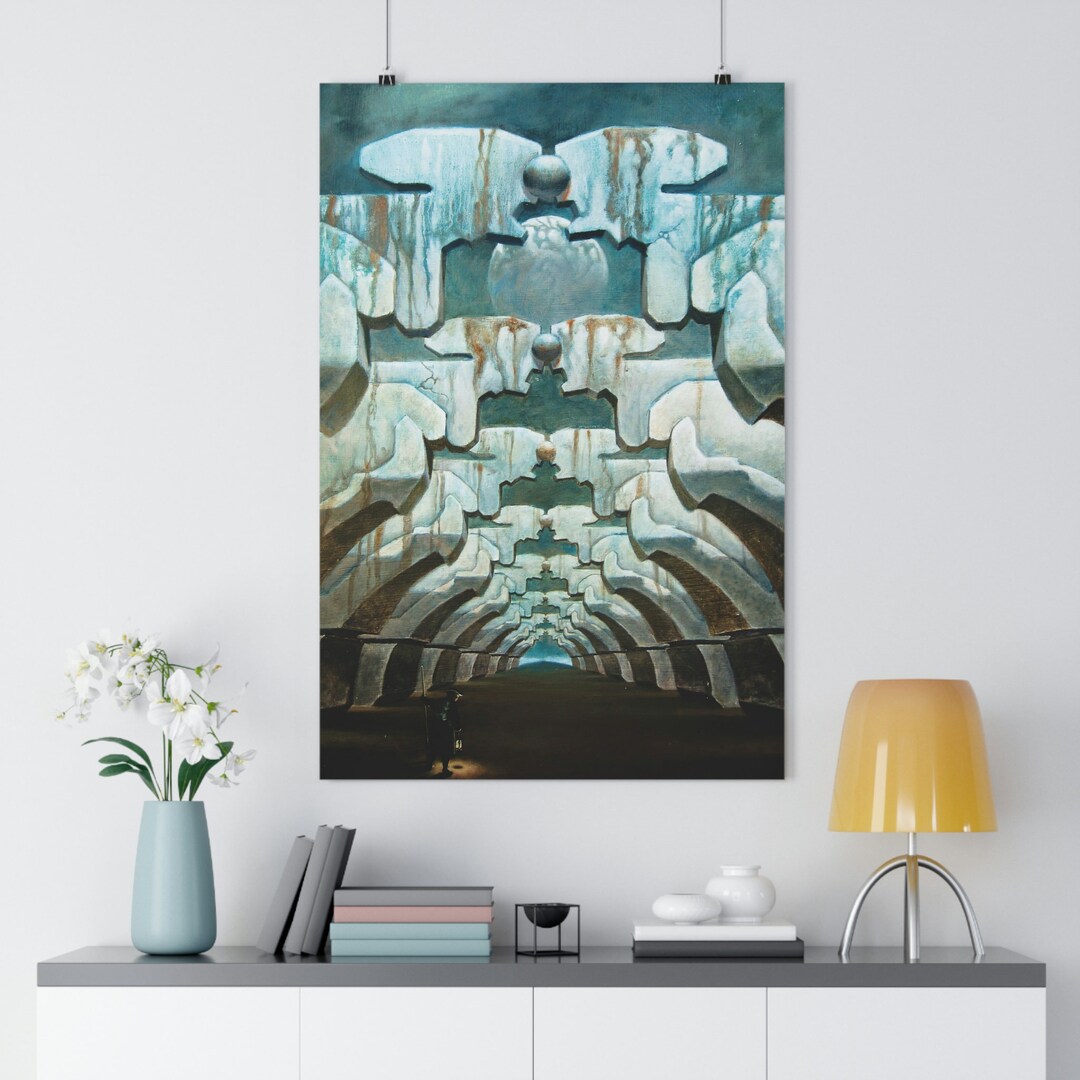Prime Mover Art Print | Tunnel Illustration by Alan Okamoto - Etsy