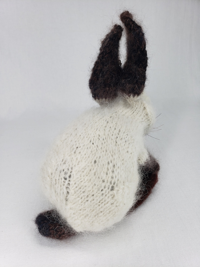 Bunny Rabbit • Knitted • Realistic·• Standard Californian Rex Satin ...