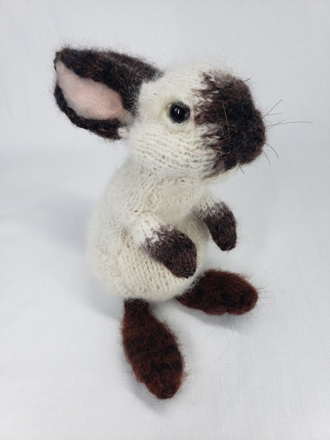 Bunny Rabbit • Knitted • Realistic·• Standard Californian Rex Satin ...
