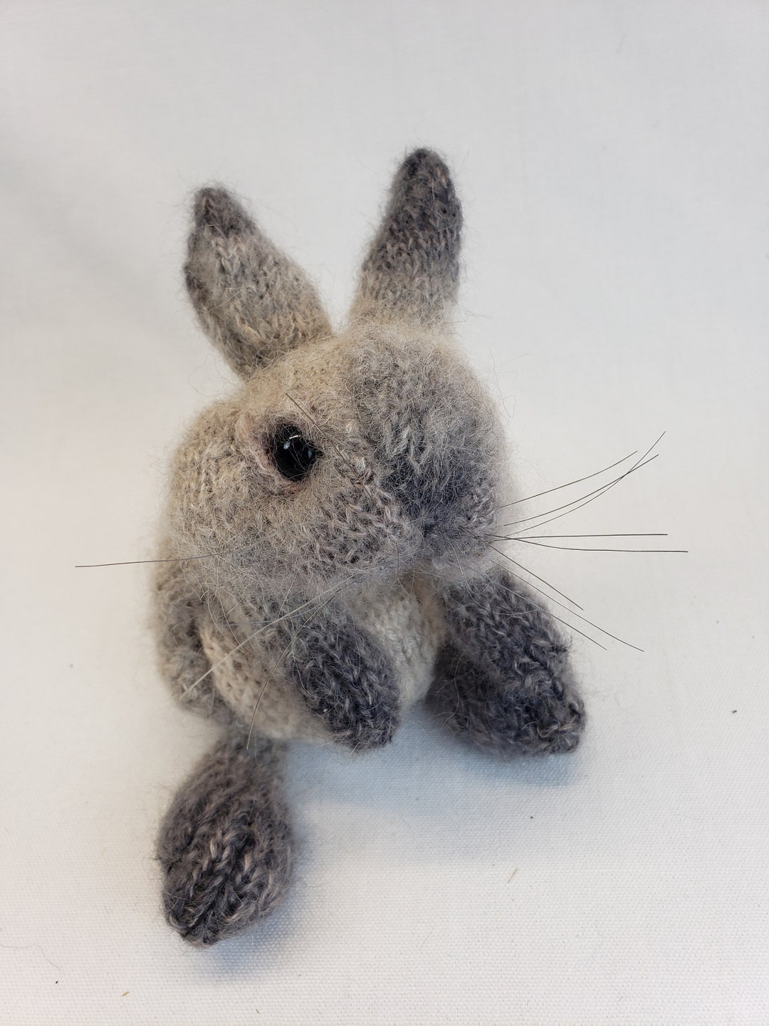 Realistic·• Knitted • Blue Sable Point Netherland Dwarf Bunny Rabbit ...