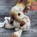 Realistic Knitted Poseable Plush Sable Point Lop Bunny Rabbit Custom ...