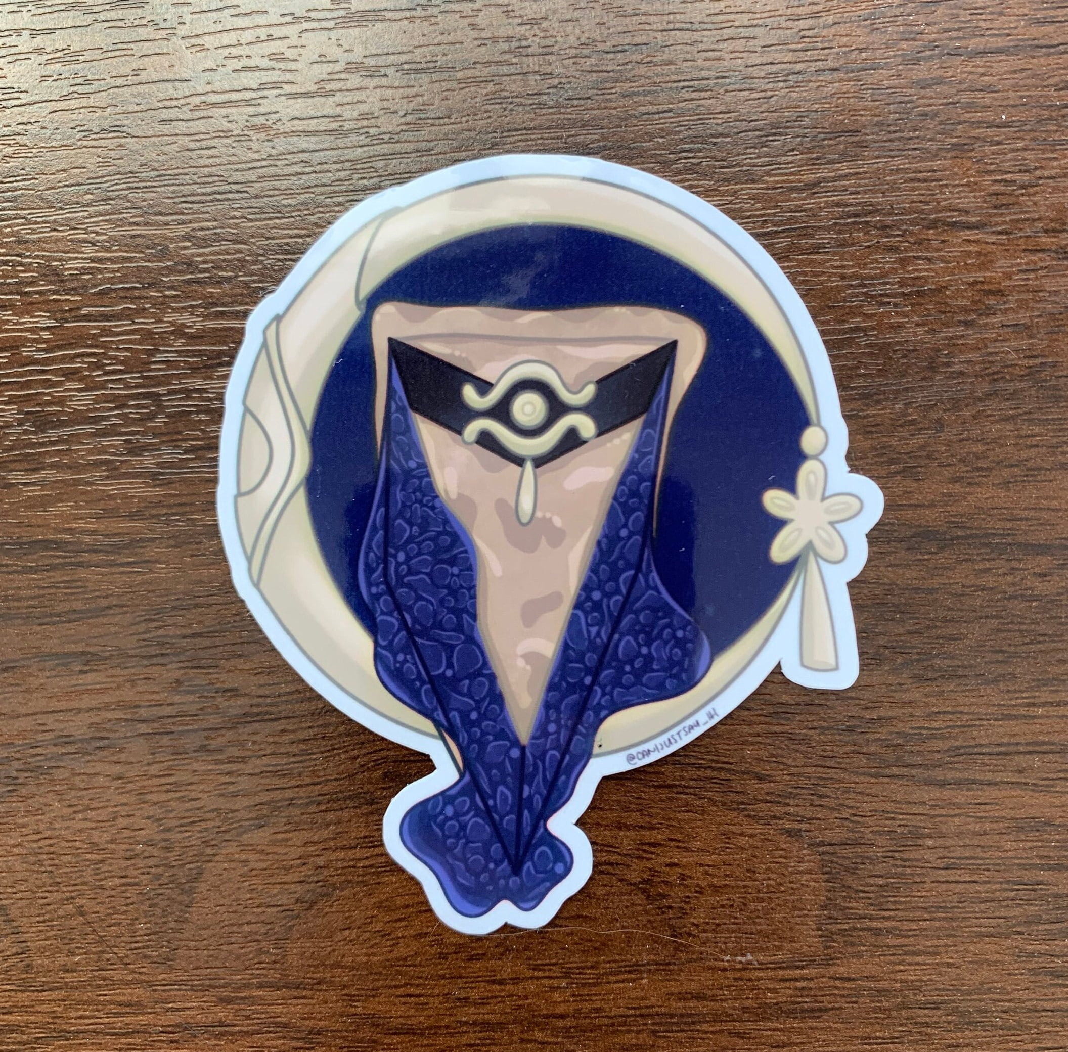 Genshin Impact Candace Blueberry Pie Sticker - Etsy