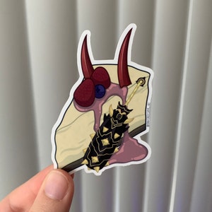 Genshin Impact Arataki Itto Cheesecake Sticker - Etsy