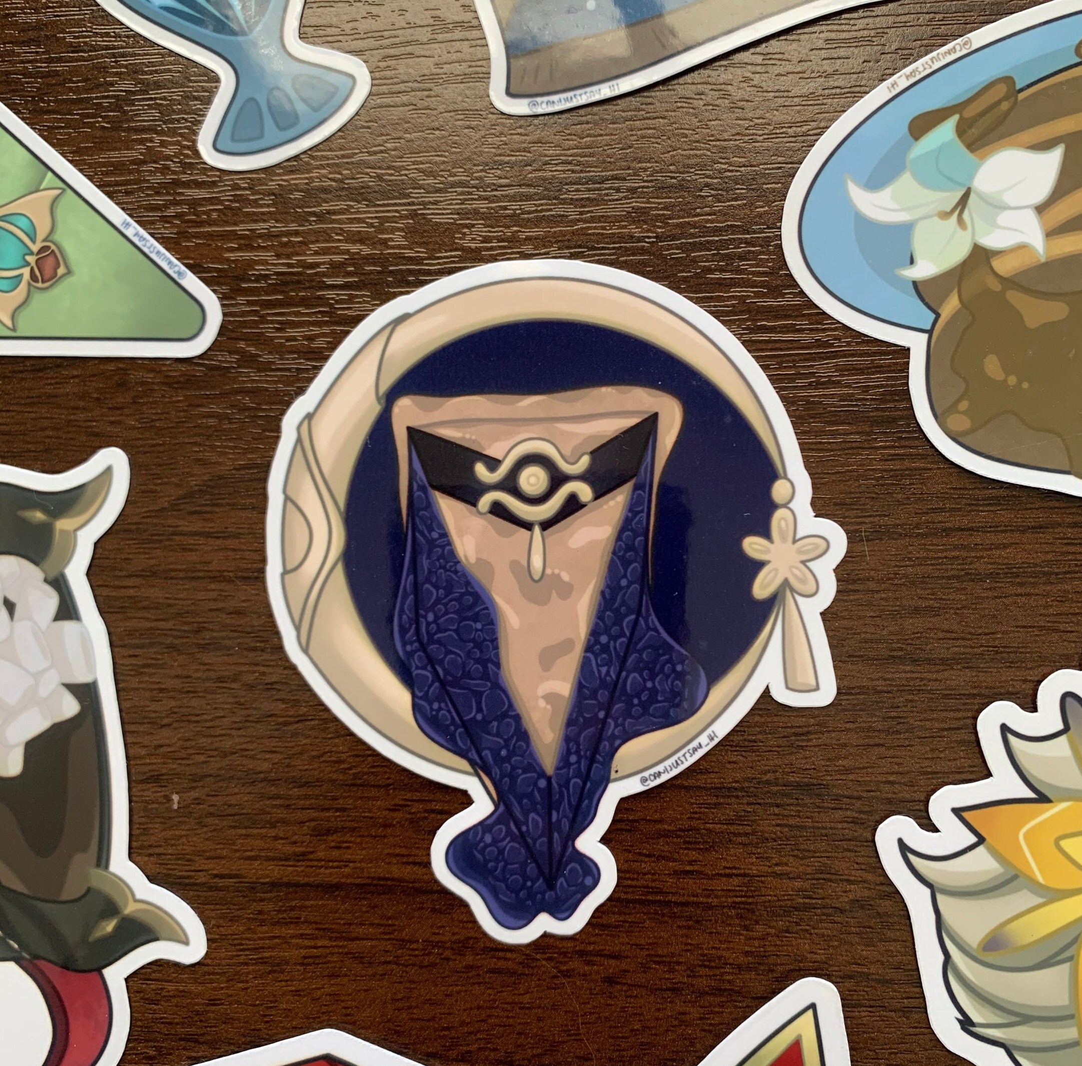 Genshin Impact Candace Blueberry Pie Sticker - Etsy