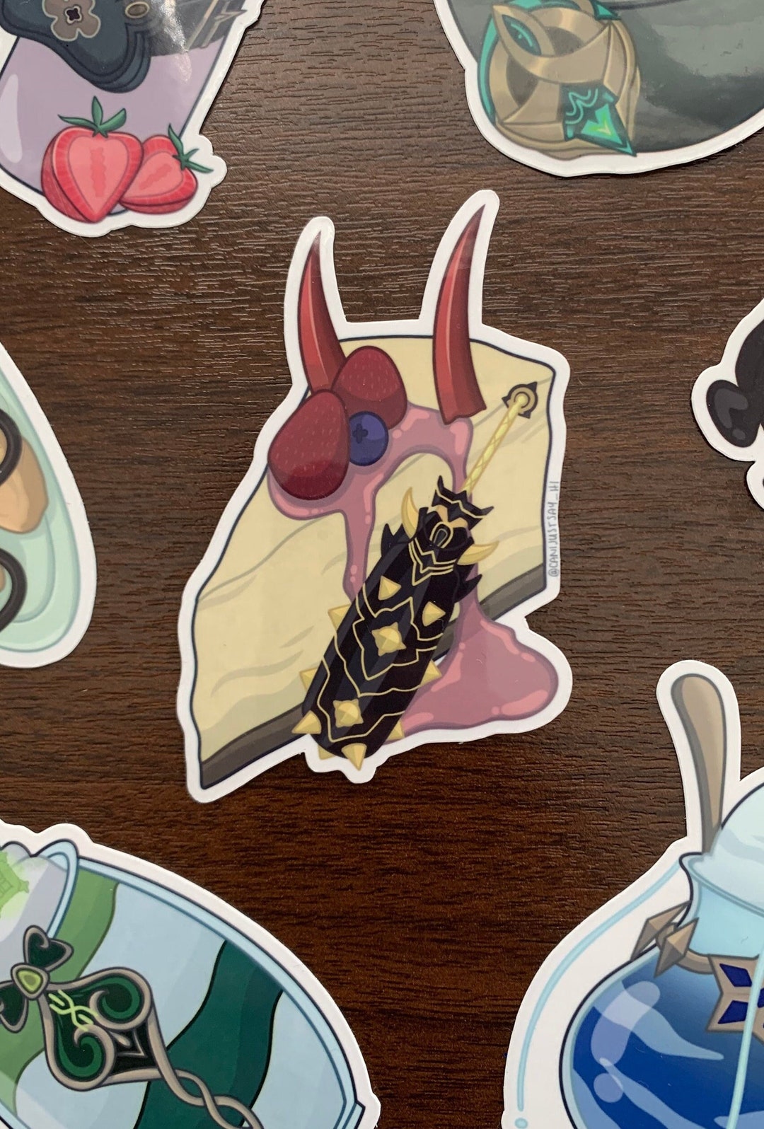 Genshin Impact Arataki Itto Cheesecake Sticker - Etsy