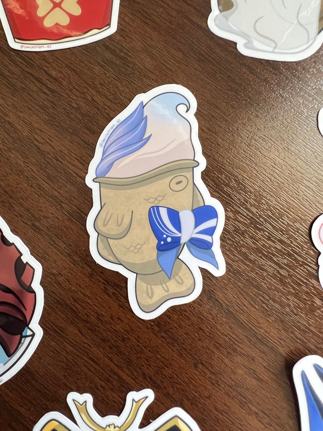 Genshin Impact Kokomi Taiyaki Sticker - Etsy