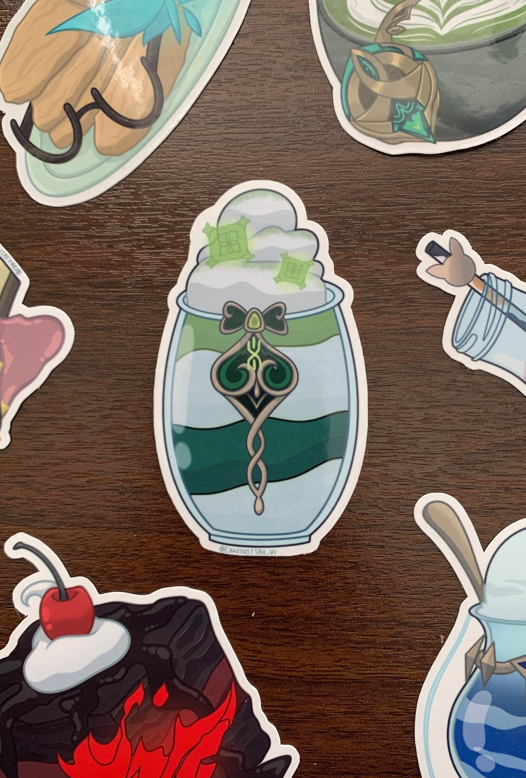 Genshin Impact Nahida Pudding Sticker - Etsy